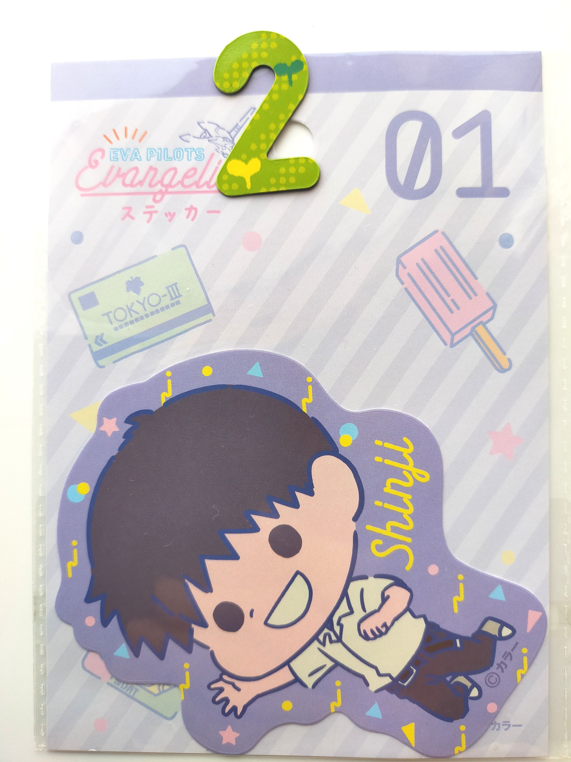 Evangelion Sticker EVA Pilots Shinji Rei Asuka Mari Kaworu - Etsy