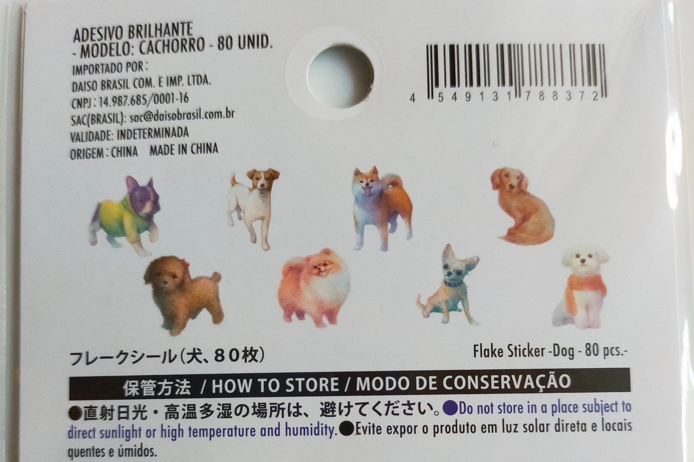 Flake Sticker 8designs10piecesdaiso Sticker_ Cat /dog /bird - Etsy