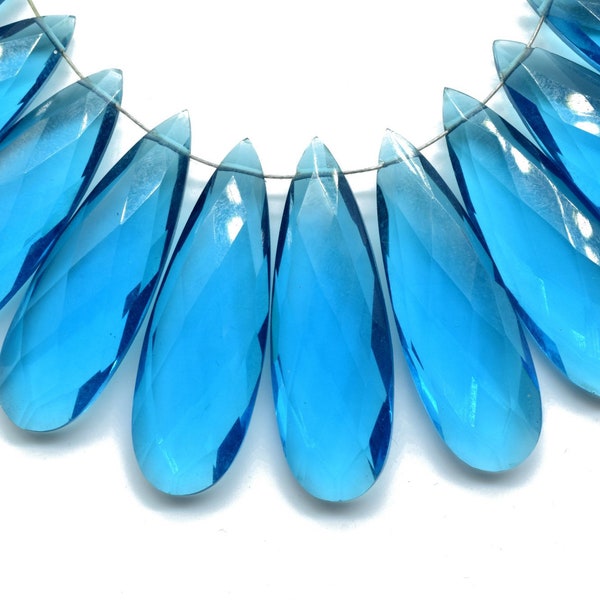 Blue Topaz Briolette - Etsy