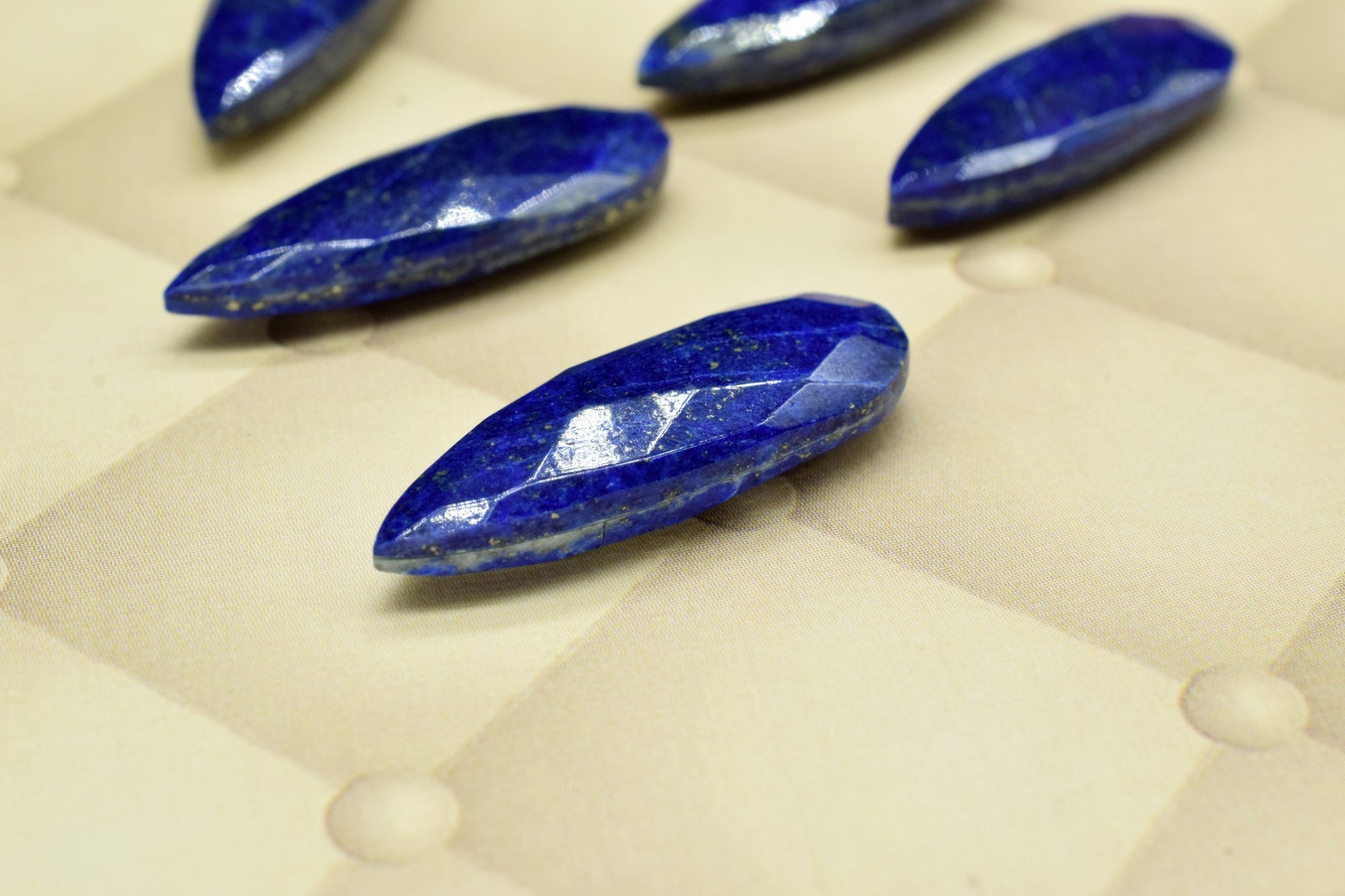 Lapis Lazuli Long Tear Drop 10x30mm Brioletteslapis Lazuli - Etsy