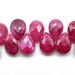 Natural Ruby Teardrop 7x10mm Briolettes,ruby Drilled Briolette,super ...