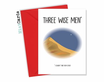 Three Wise Men Card | Etsy