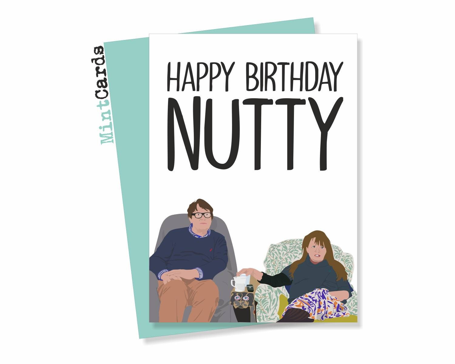 Happy Birthday Nutty | Etsy UK