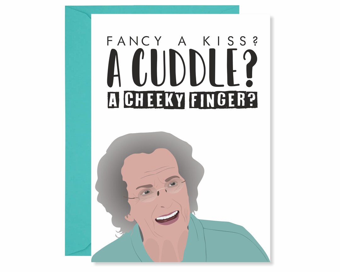 A Kiss, a Cuddle, a Cheeky Finger - Etsy