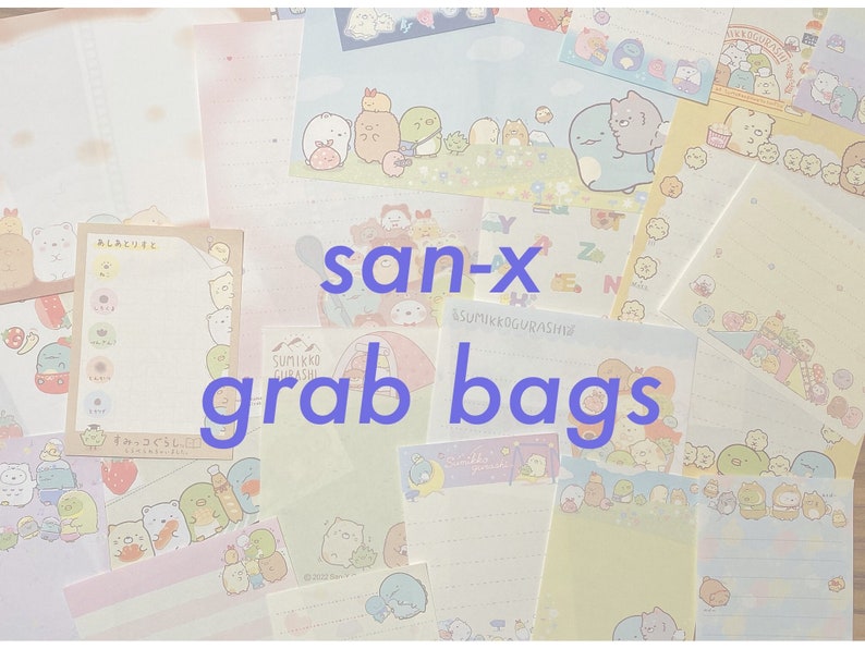 Cute San-x Memo Sheet Set Grab Bag | Kawaii Japanese Sumikko Gurashi ...