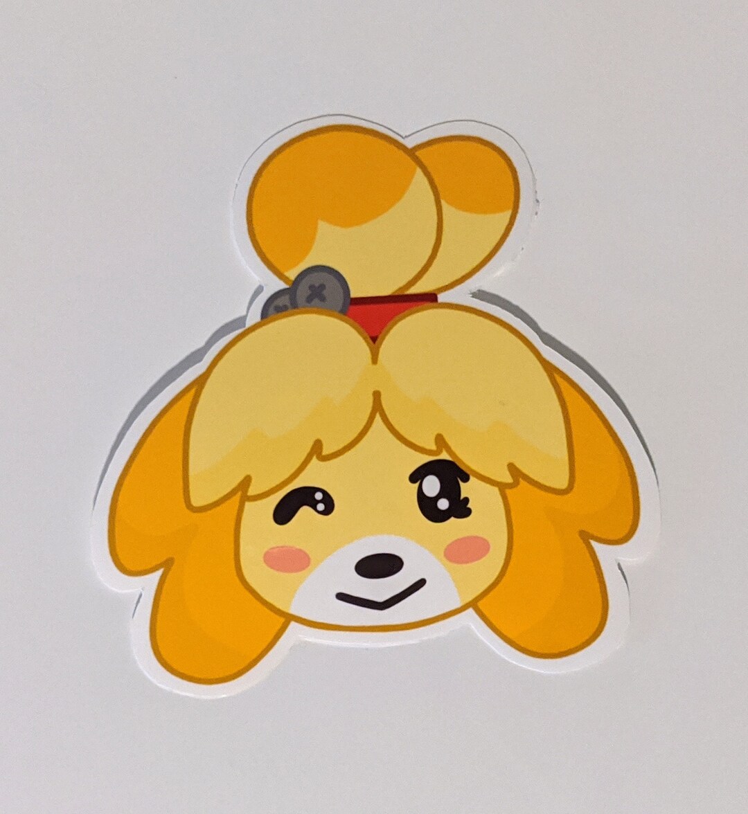 Isabelle Large Glossy Vinyl Sticker - Etsy
