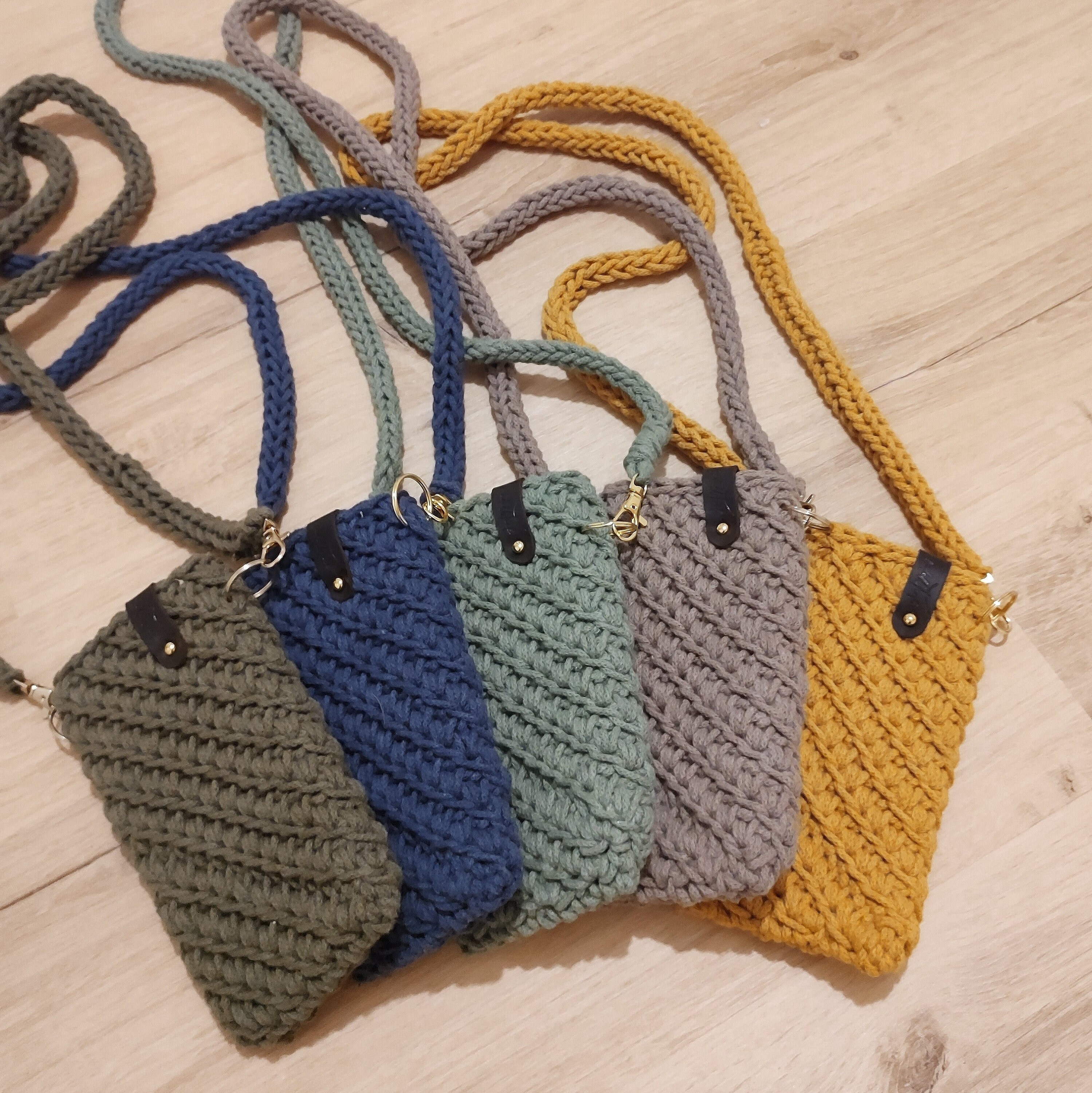 Handytasche gehäkelt Crossbody Bag Handtasche - Etsy.de