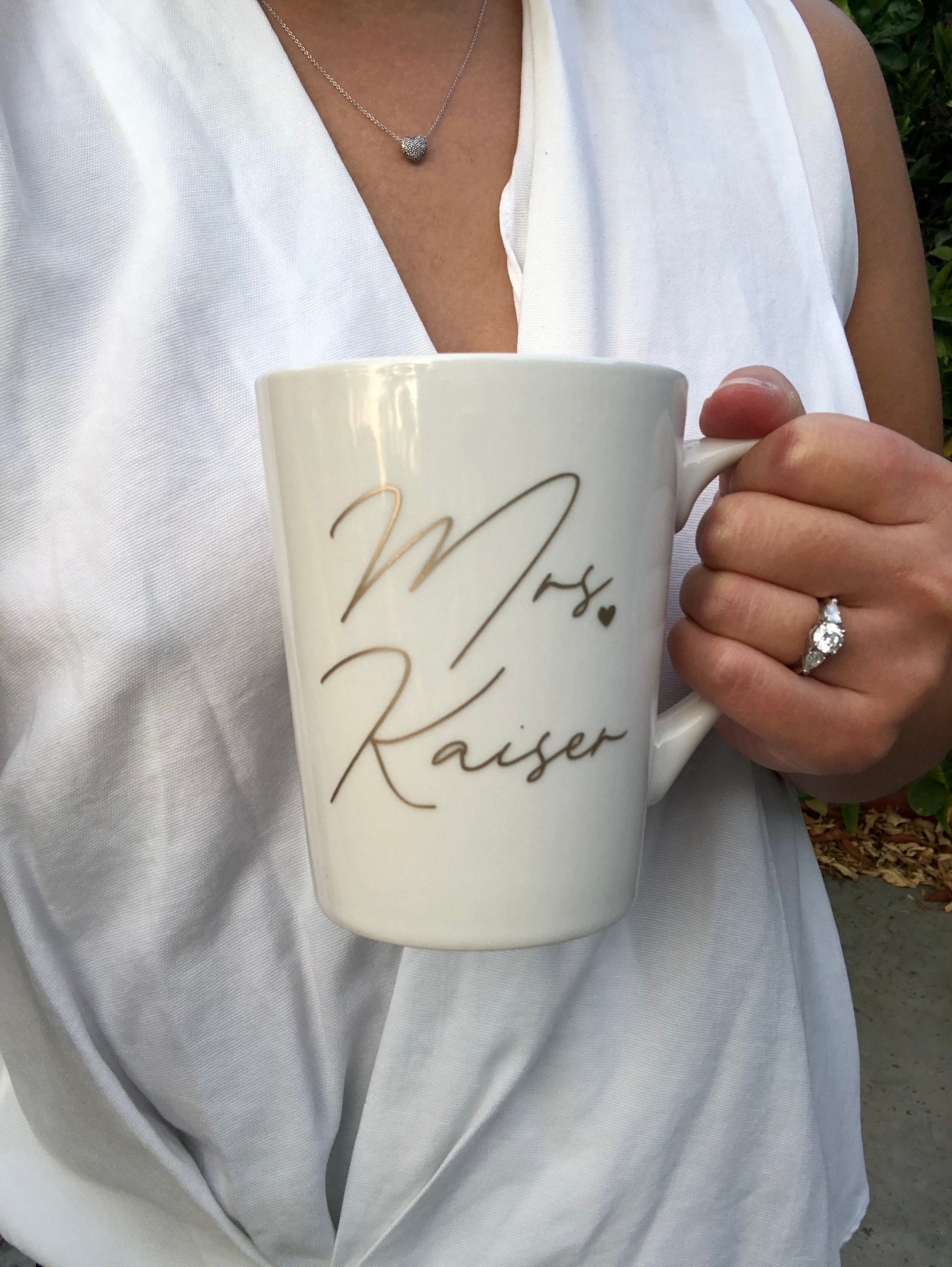 Personalized Bride Mrs. Coffee Mug Gift Future Mrs. Mug | Etsy