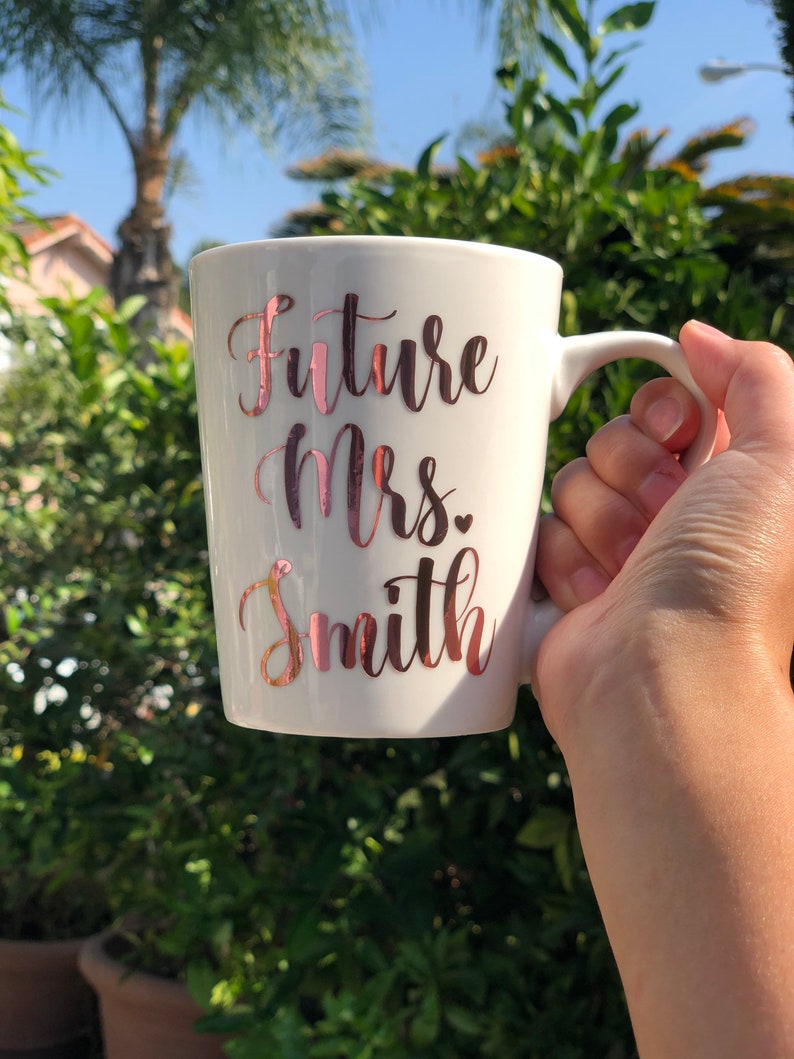 Future Mrs. Mug Gift Personalized Bride to Be Gift | Etsy