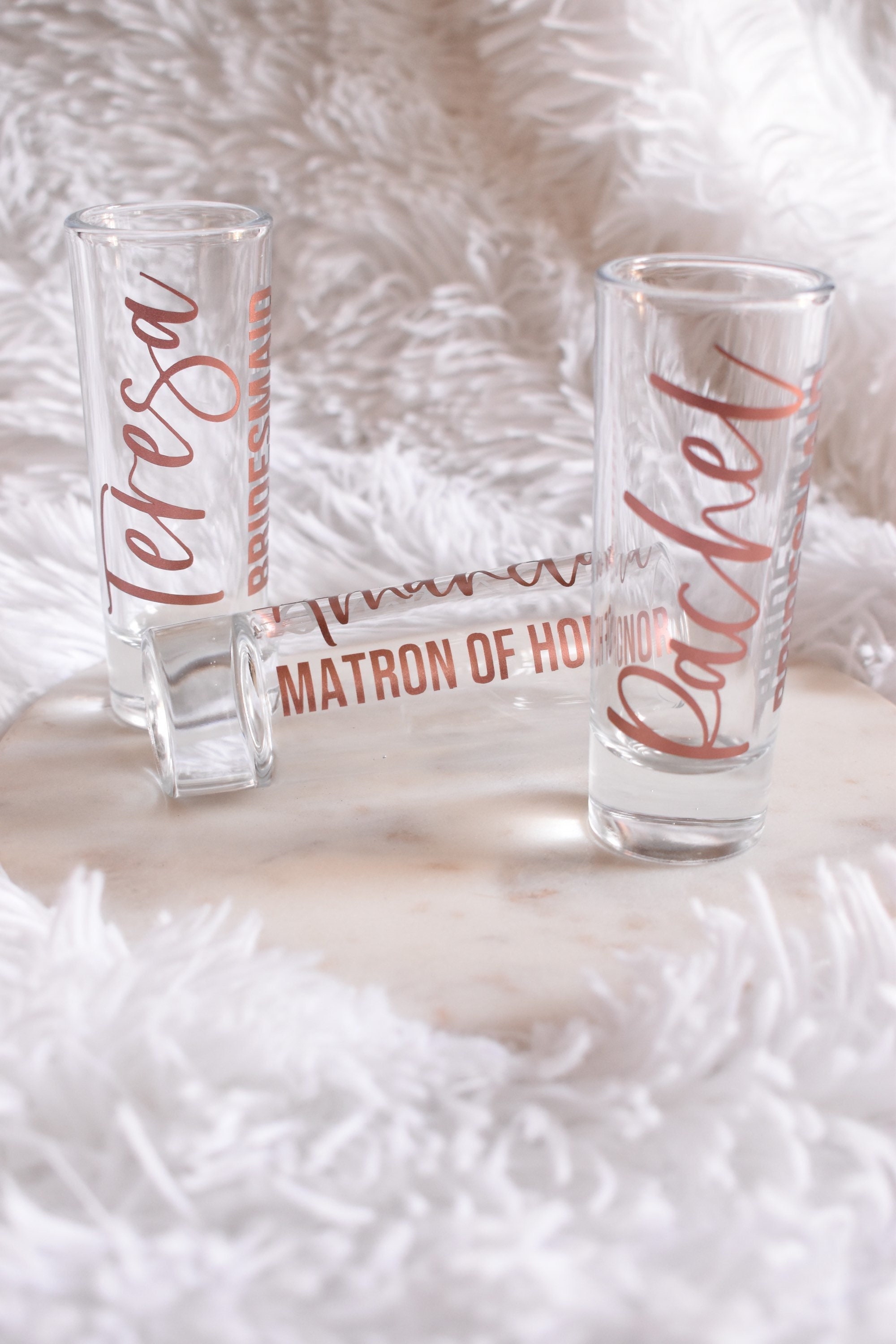 Personalized Shot Glass Bridal Party Gift Custom 2 OZ Shot - Etsy