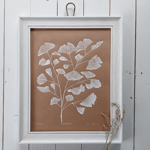 Relief Block Print - Etsy