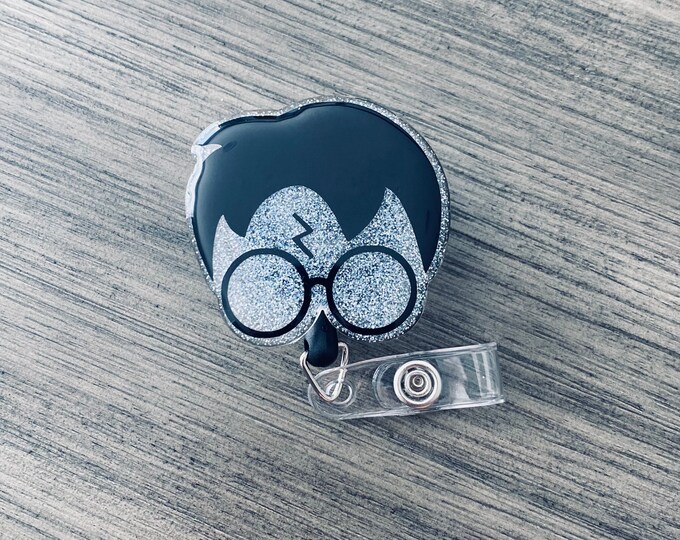 Wizard Badge Reel, Badge Reel, Potter Badge Reel, Badge Reels, Wizard ...