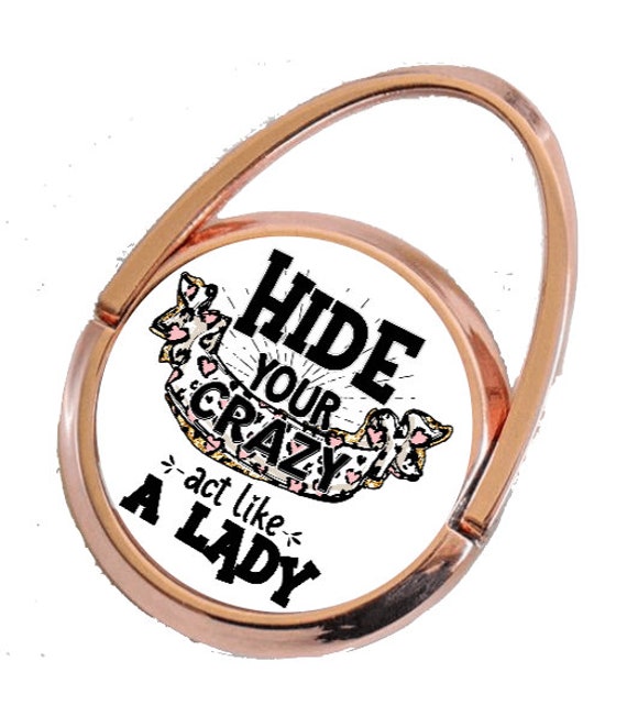 Rose Gold Ring Pop socket | Etsy