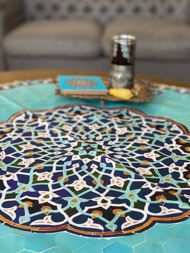 Decorative Persian Design Tablecloth Table Topper Table - Etsy