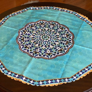 Decorative Persian Design Tablecloth, Table Topper, Table Cover. - Etsy