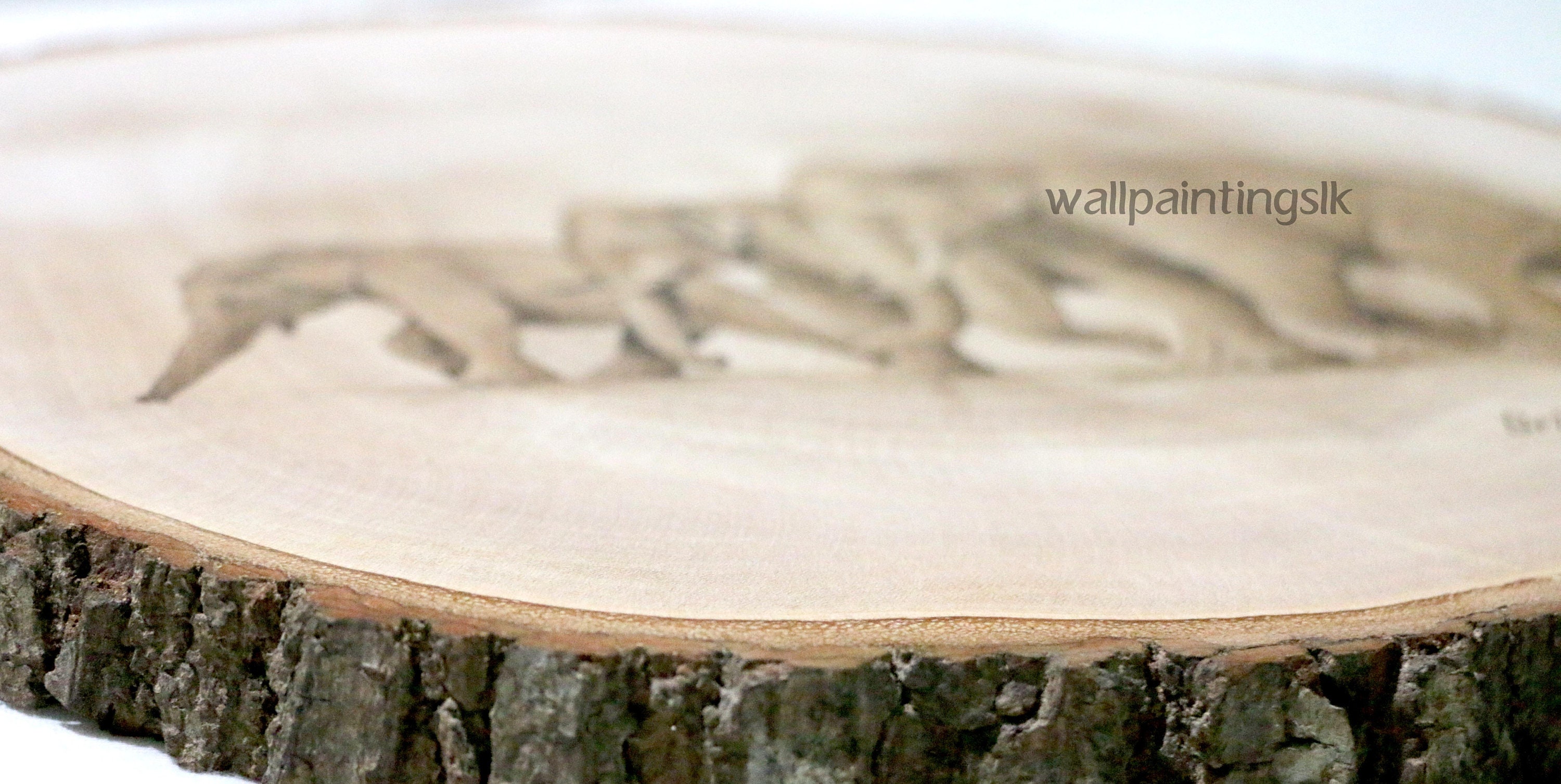 Handmade Wood Burn Elephants Family,pyrography Art,elephants,wood Burn ...