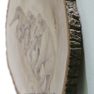 Handmade Wood Burn Elephants Familypyrography - Etsy