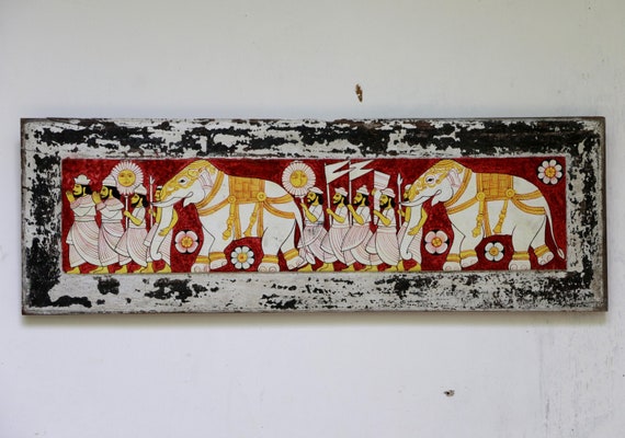 Traditional Srilankan Kandy Perahera Art Hand Painted By | Etsy