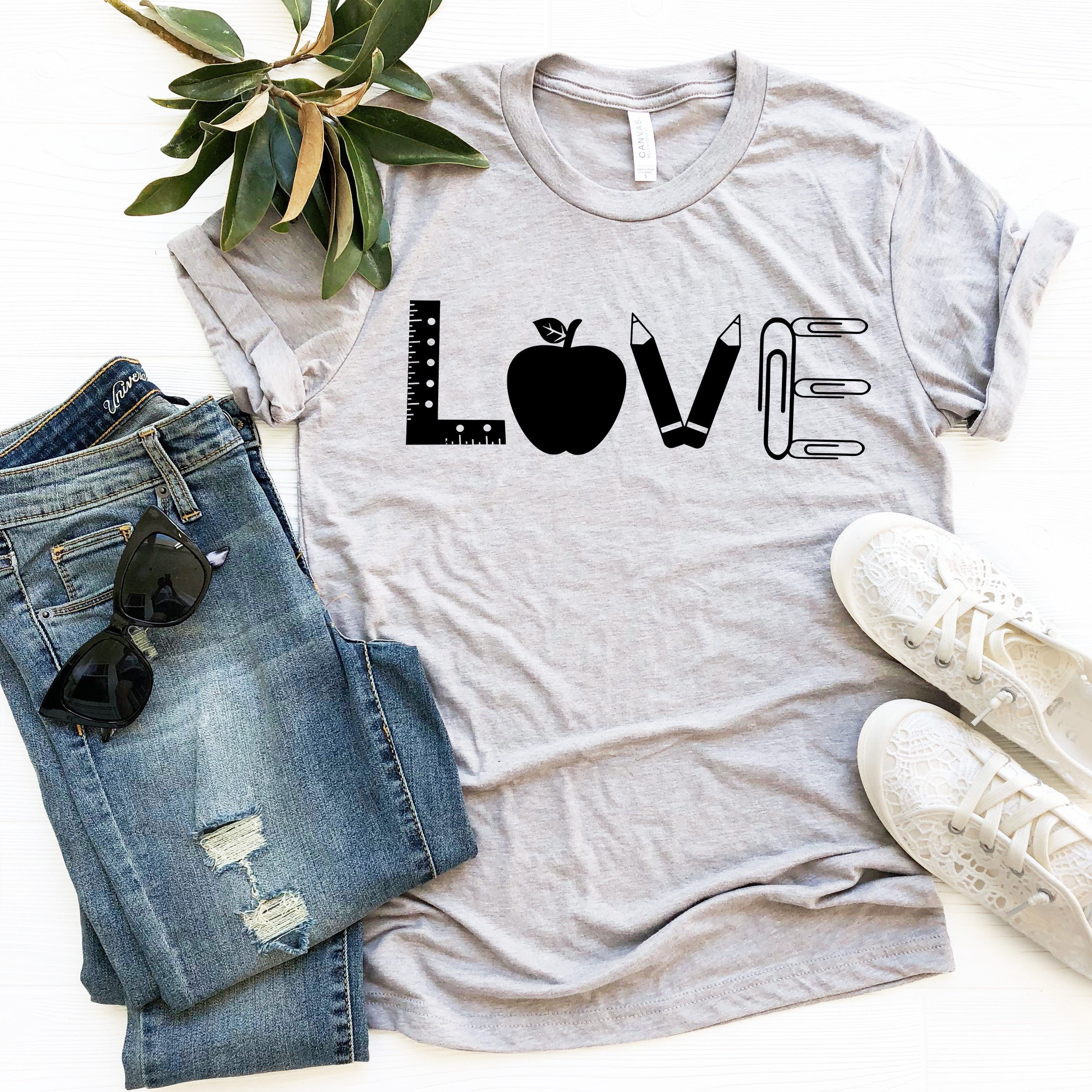 Love Teacher Shirt, Cute Teacher Shirts, Teacher Tshirt, Teacher Tees ...