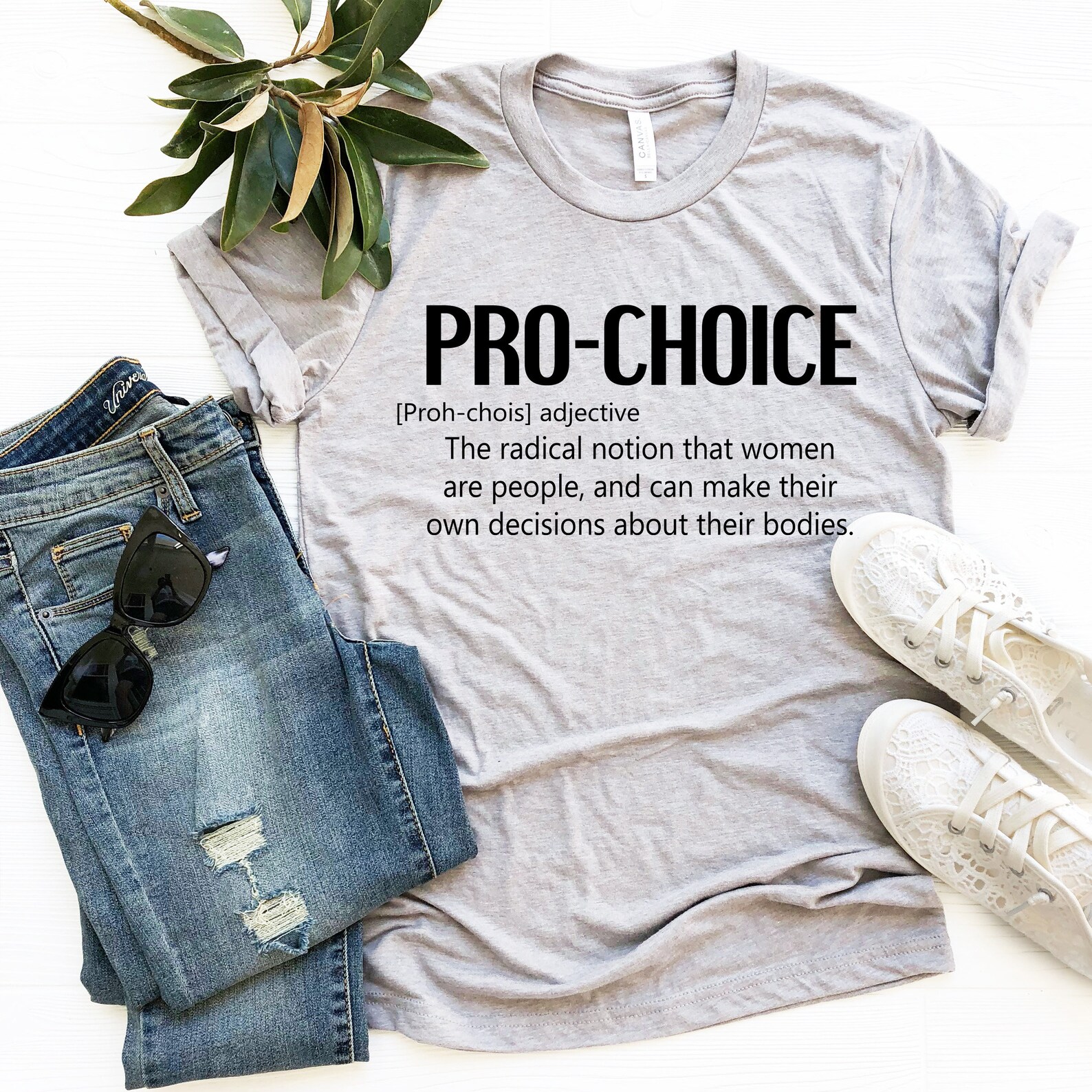 Pro Choice Bella+canvas T-shirt, Women's Rights, Feminism - Etsy
