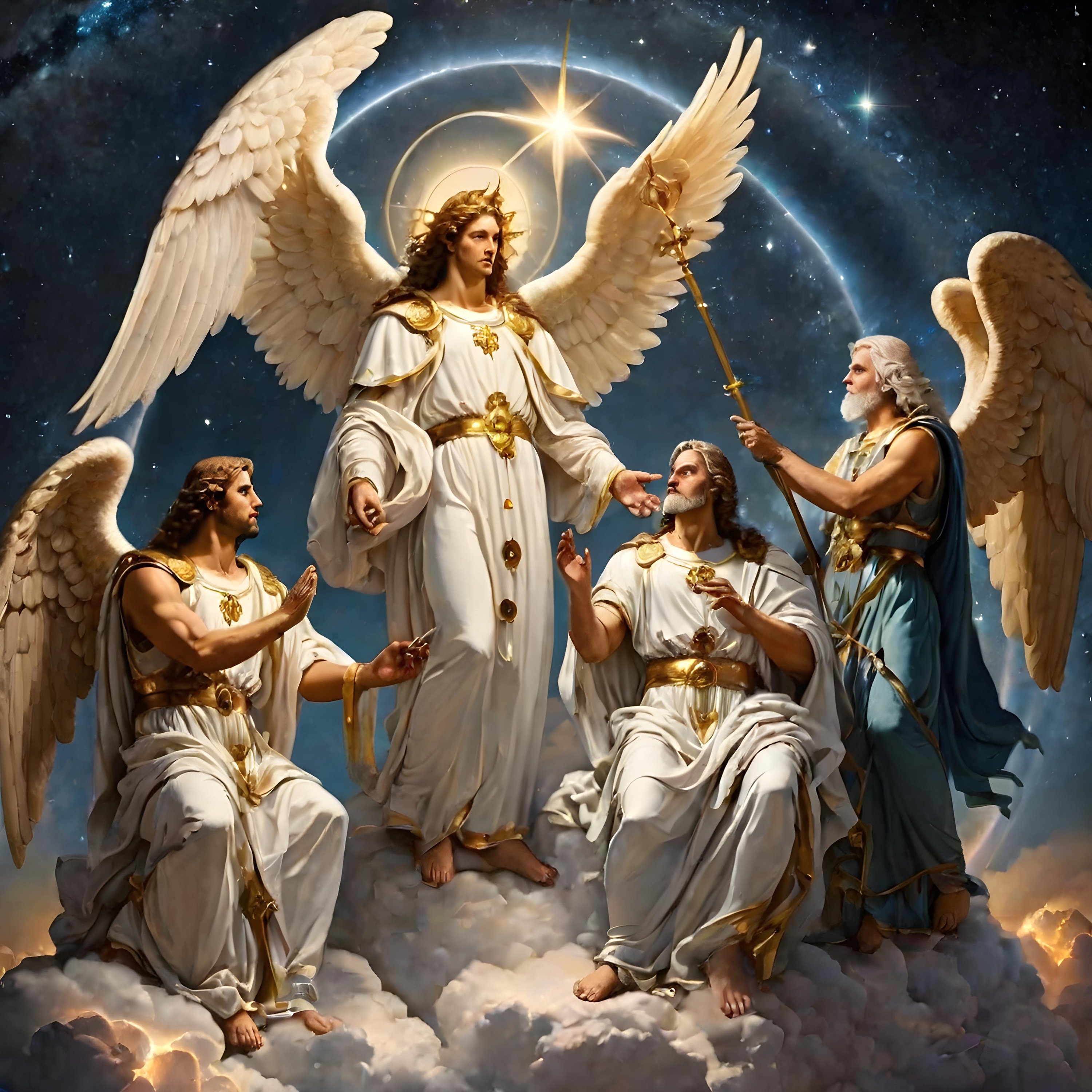 Four Immortal Angels Protection Spell Lifetime Spiritual Protection ...