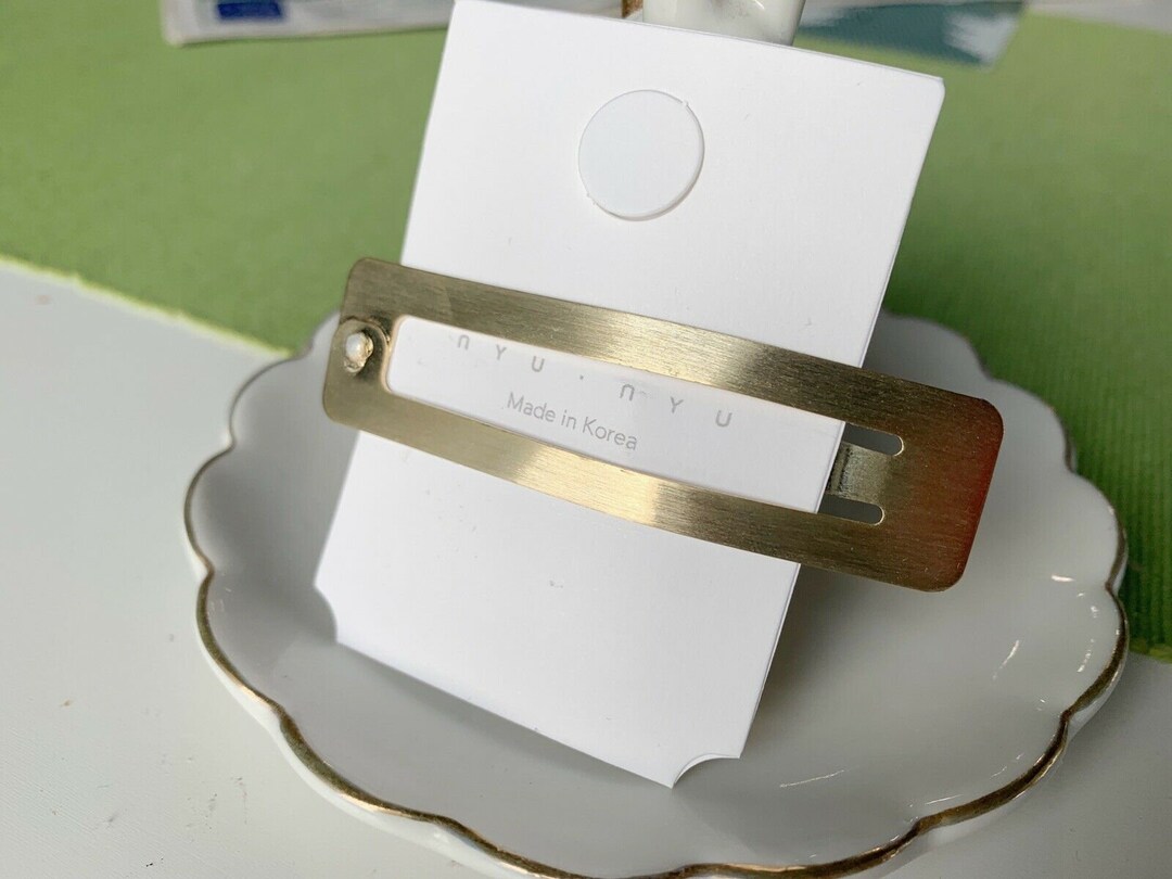 Extra Large Gold Metal Snap Clips Boho Style Jumbo Clips Hair Pin ...