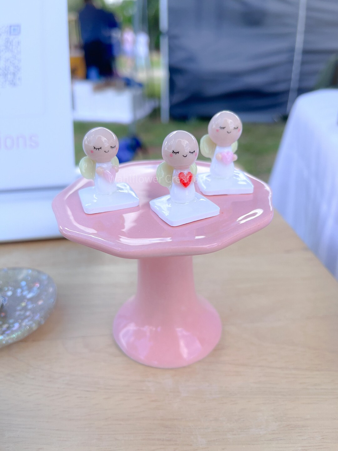 Mini Polymer Clay Desk Angels - Etsy