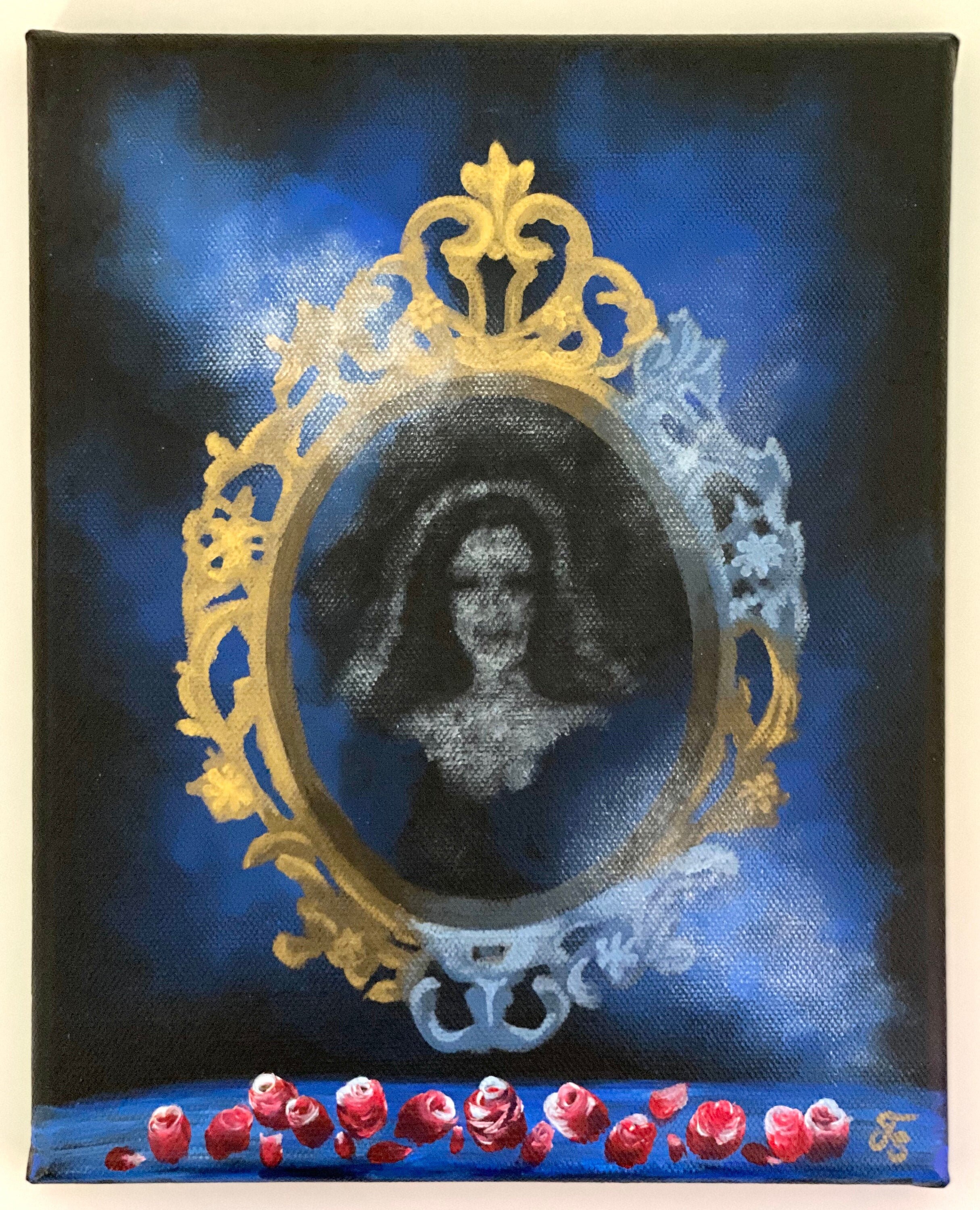 Espejo Embrujado Pintura acrílica original - Etsy España