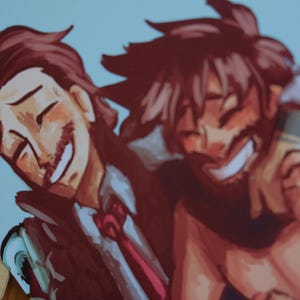 Borderlands: Reunion of Rhys and Vaughn Print - Etsy