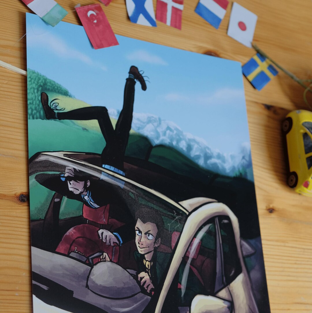 Lupin the Third: the Big Chase - Print - Etsy