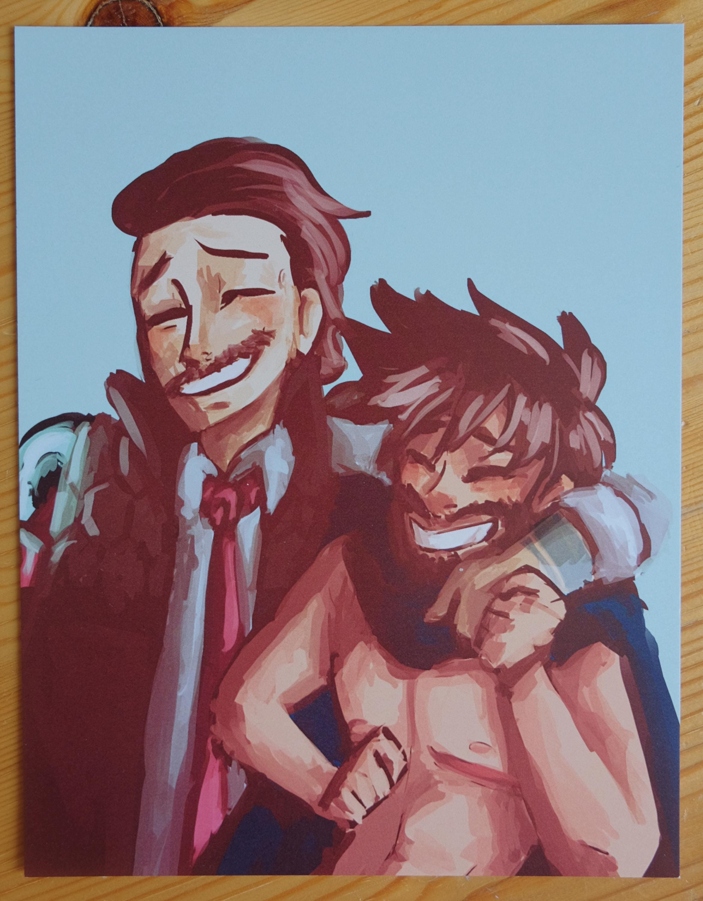 Borderlands: Reunion of Rhys and Vaughn Print - Etsy