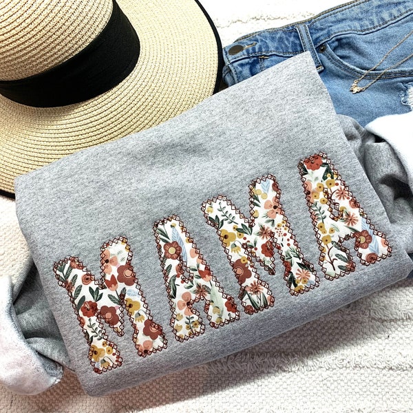 Applique Sweatshirt - Etsy