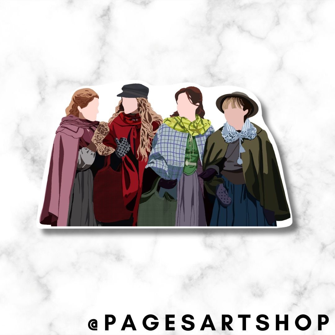 Little Women Sticker, March Sisters Sticker, Jo March Sticker, Amy ...