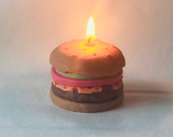 Cheeseburger Candle - Etsy