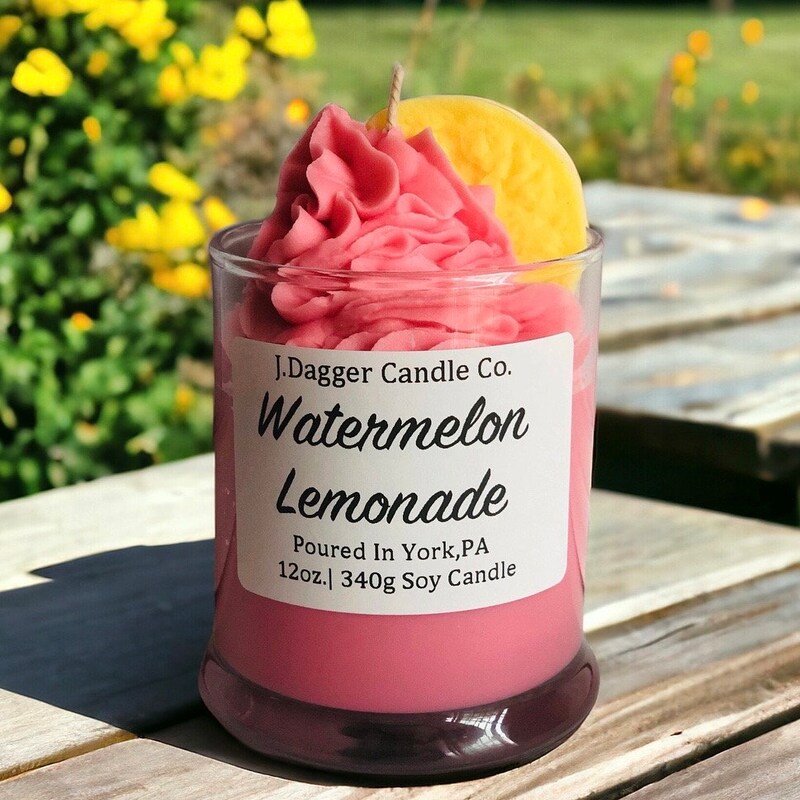 Watermelon Candle - Etsy