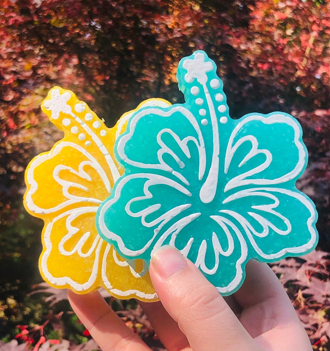 Hibiscus Flower Freshie Air Freshener Car Freshie Tropical Small Spaces ...