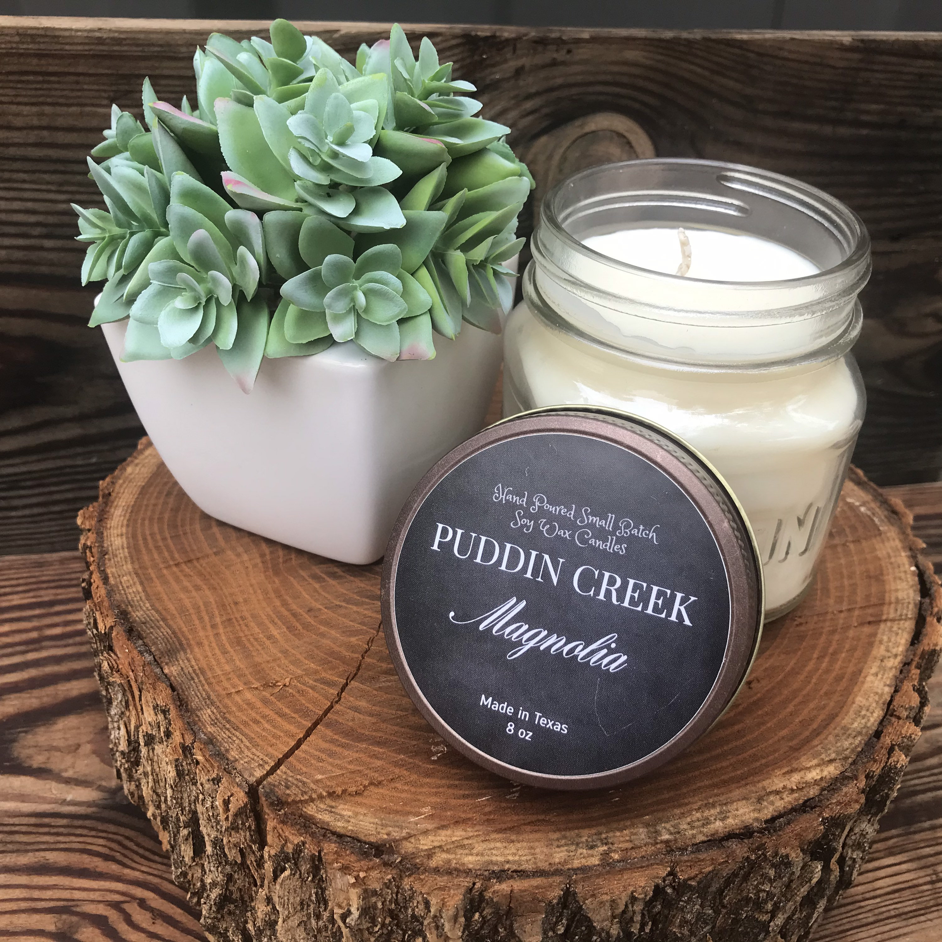 Magnolia Candle 8 oz Soy Handmade Soy Candle Perfect Gift | Etsy