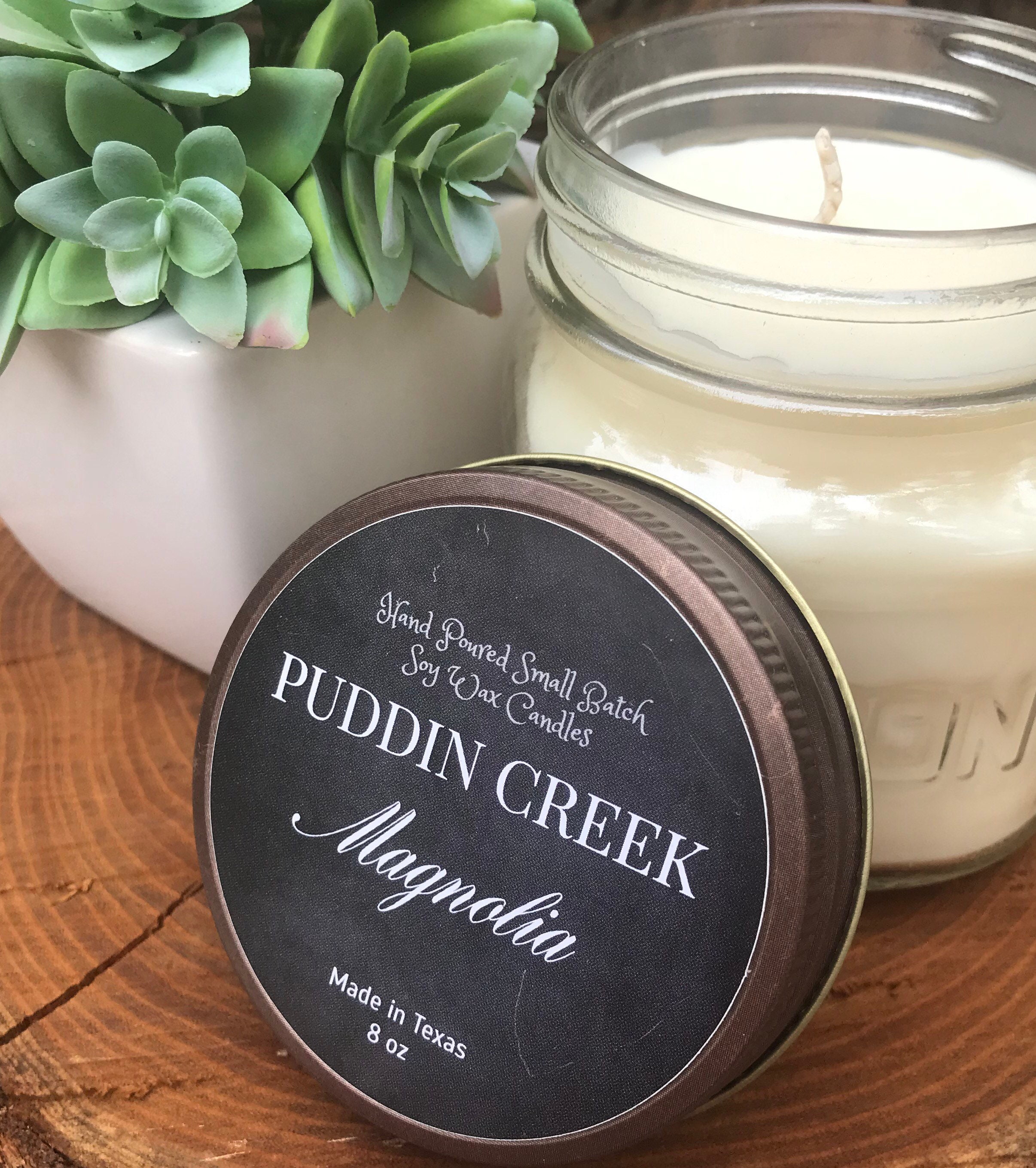 Magnolia Candle 8 oz Soy Handmade Soy Candle Perfect Gift | Etsy