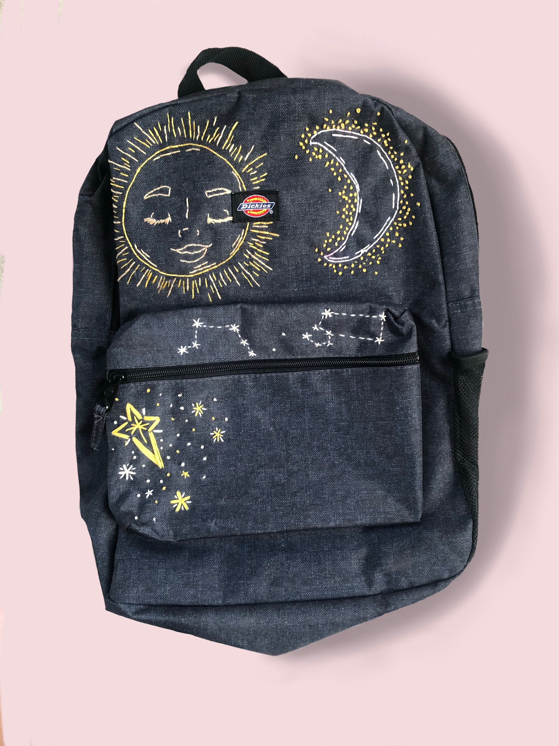 Large Hand Embroidered Backpack - Etsy