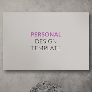 Personalize Design Templates Made for You Digital Download - Etsy