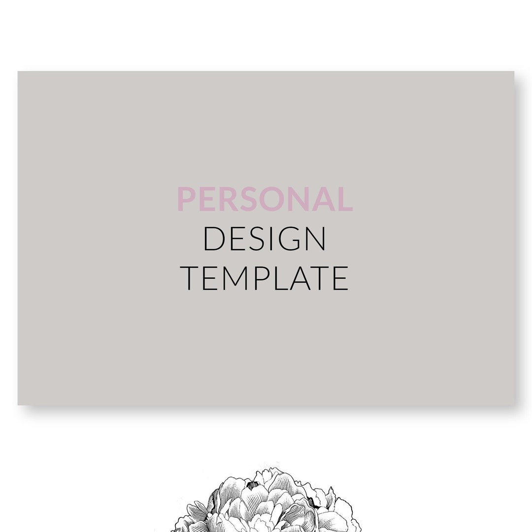 Personalize Design Templates Made for You Digital Download - Etsy