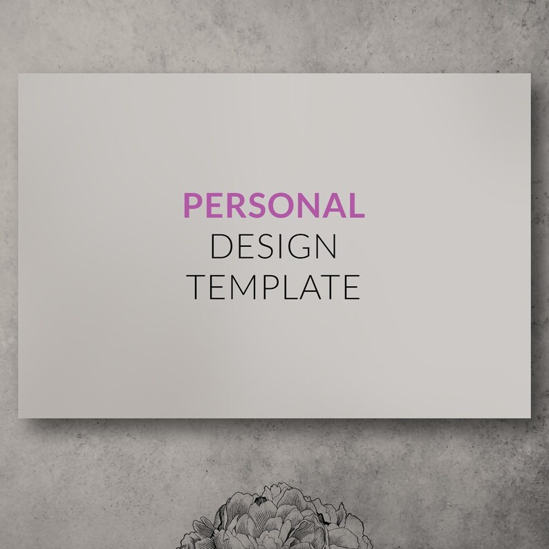 Personalize Design Templates Made for You Digital Download - Etsy