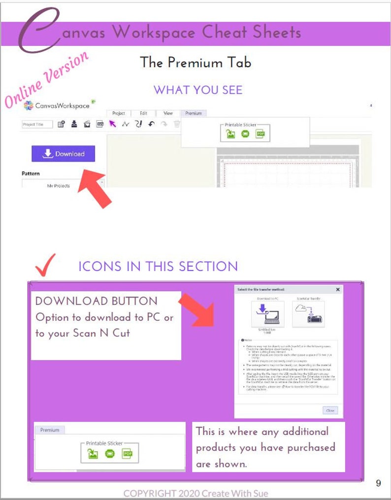 Canvas Workspace Cheat Sheets - Both Online and Downloaded Version ...