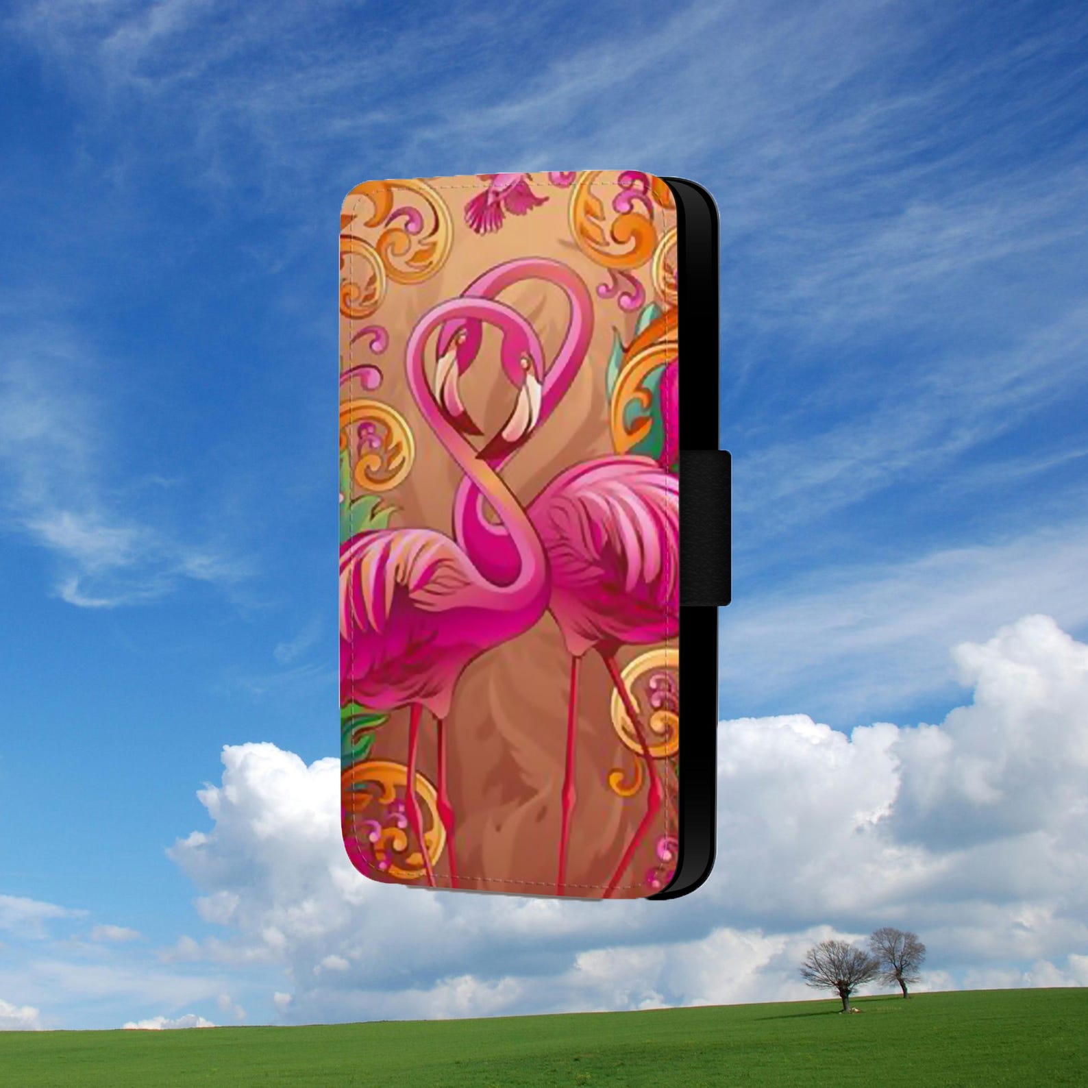 Flamingos Phone Flip Case for Samsung - Etsy