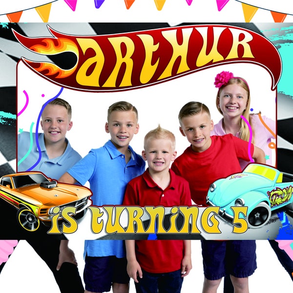 Hot Wheels Birthday Invitation - Etsy