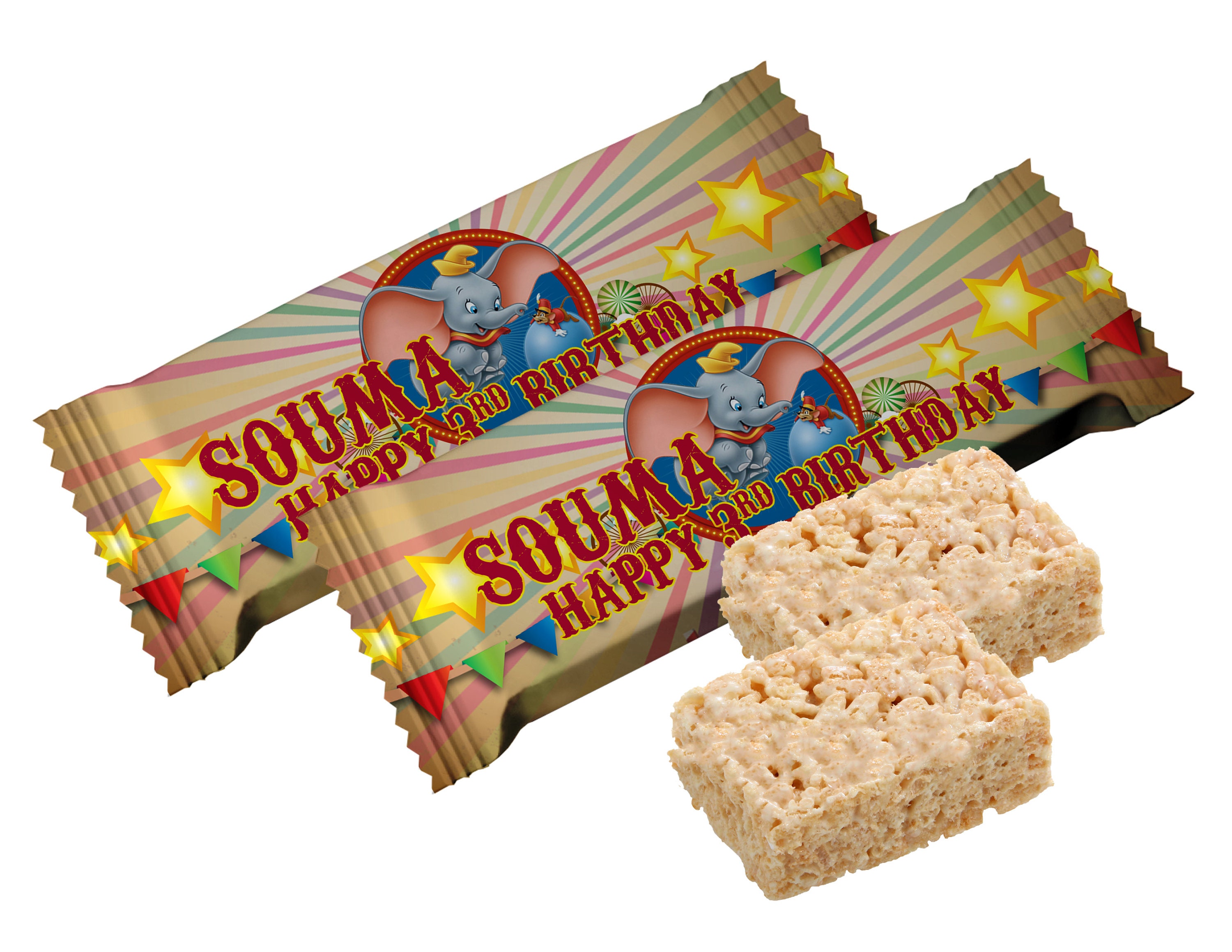 Dumbo Rice Krispies Treats, Dumbo Rice Krispies, Dumbo Birthday Party ...