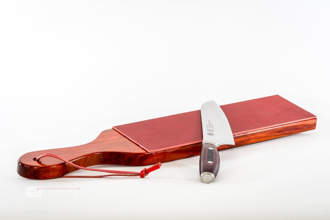 Leather Strop for Knife, Blade, Chisel Sharpening redheart Wood - Etsy