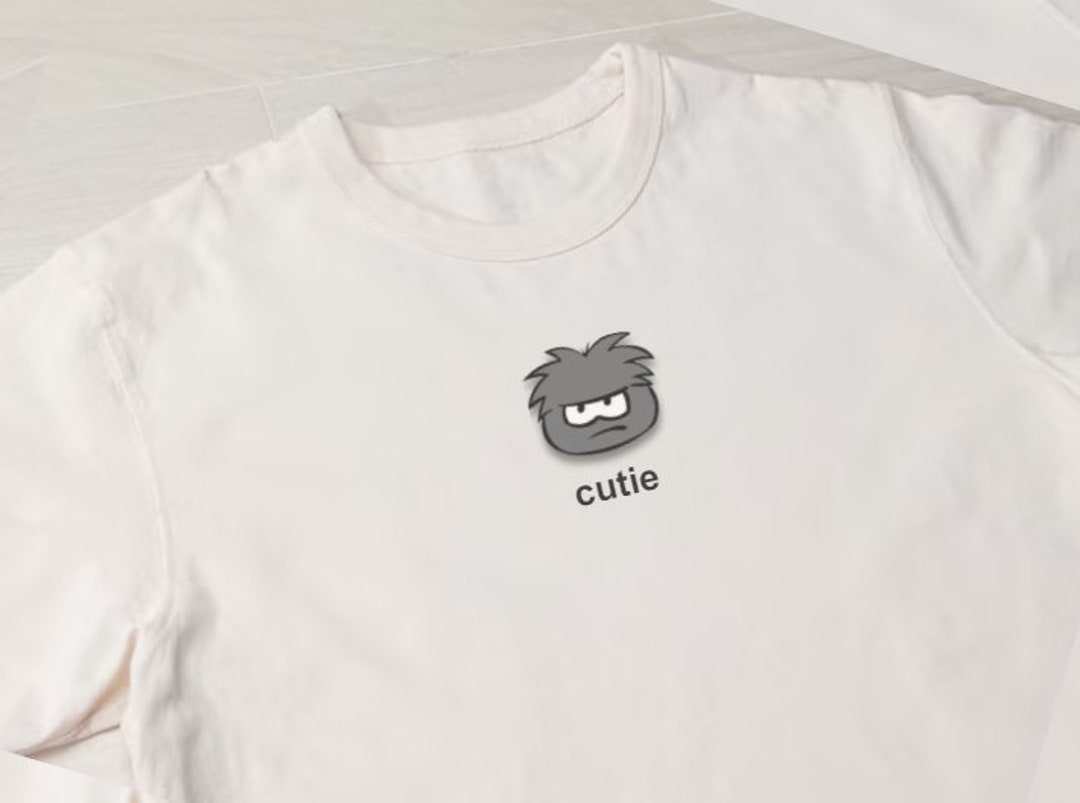 Customizable Embroidered Penguin Club Penguin Sweatshirt Puffle Pet T ...