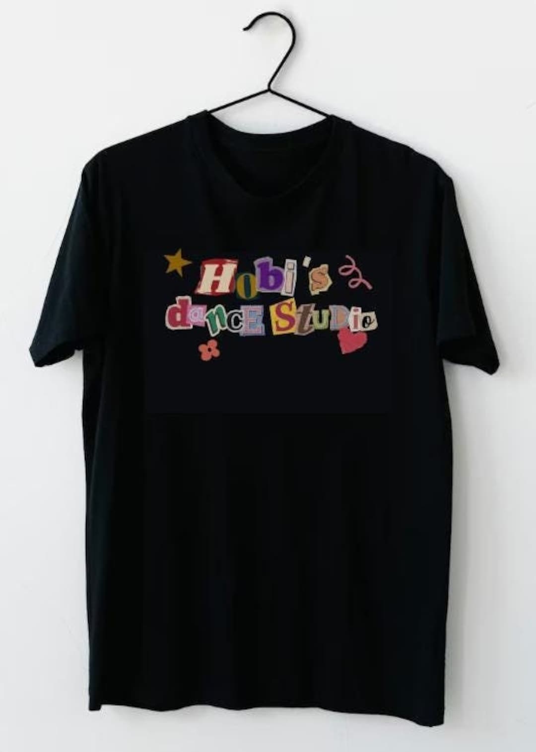 Graphic T-shirt: Hobi's Dance Studio Hobi Hope on the Street J-hope ...
