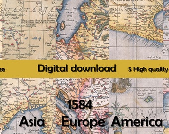 High Quality Paper Maps - Etsy